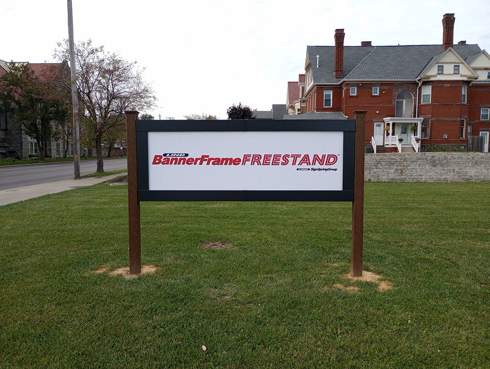 BannerFrameFREESTAND | Lind SignSpring