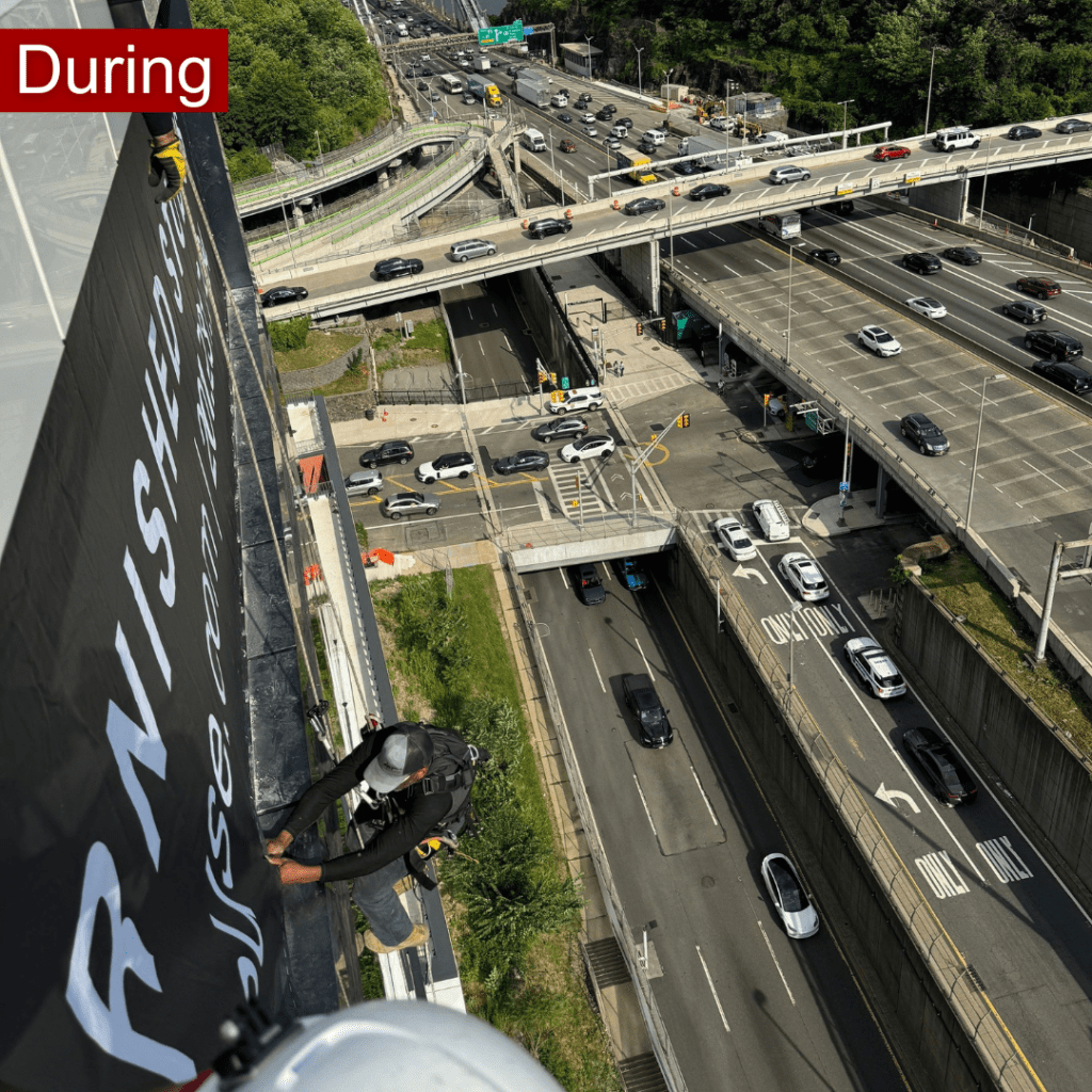 CAD Signs Repels During an Installation of BannerFrameCLASSIC | Lind ...