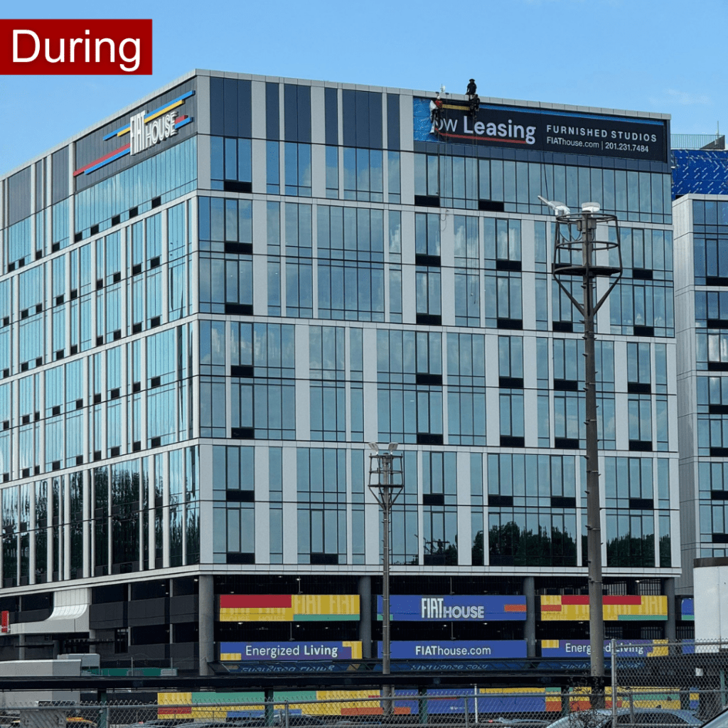 CAD Signs Repels During an Installation of BannerFrameCLASSIC | Lind ...