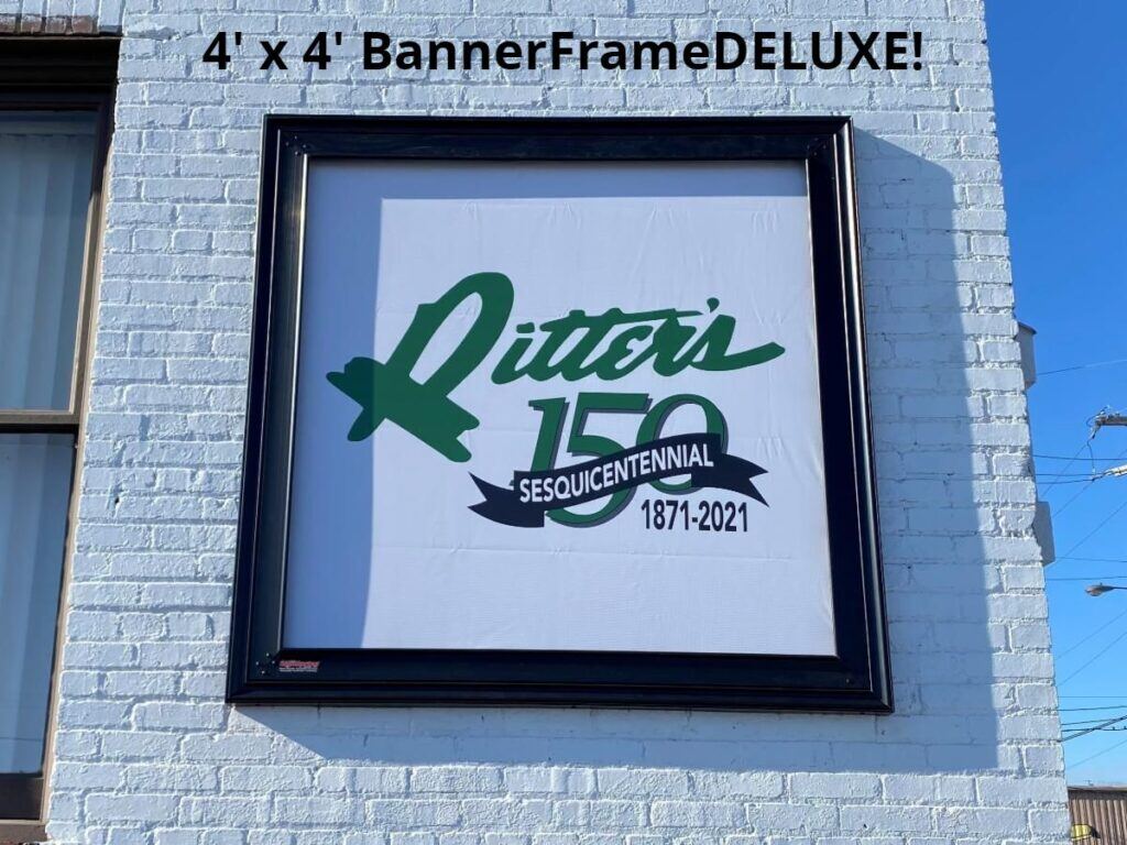 Lind Banner Frame DELUXE! Signage Displays the Upscale Way! | Lind ...