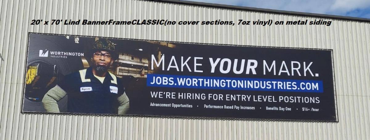 Steel Your Face! Banner Hanging Systems for Metal Siding! | Lind SignSpring